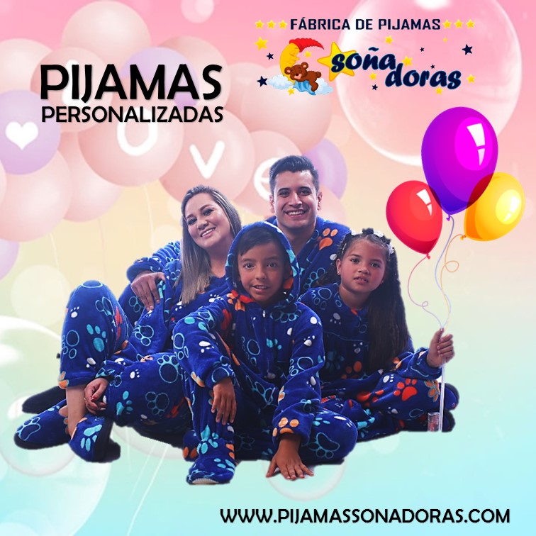 Pijamas Soñadoras, fabrica de pijamas personalizadas Bogotá, Colombia.
