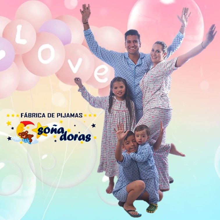 Pijamas Soñadoras, fabrica de pijamas personalizadas Bogotá, Colombia.